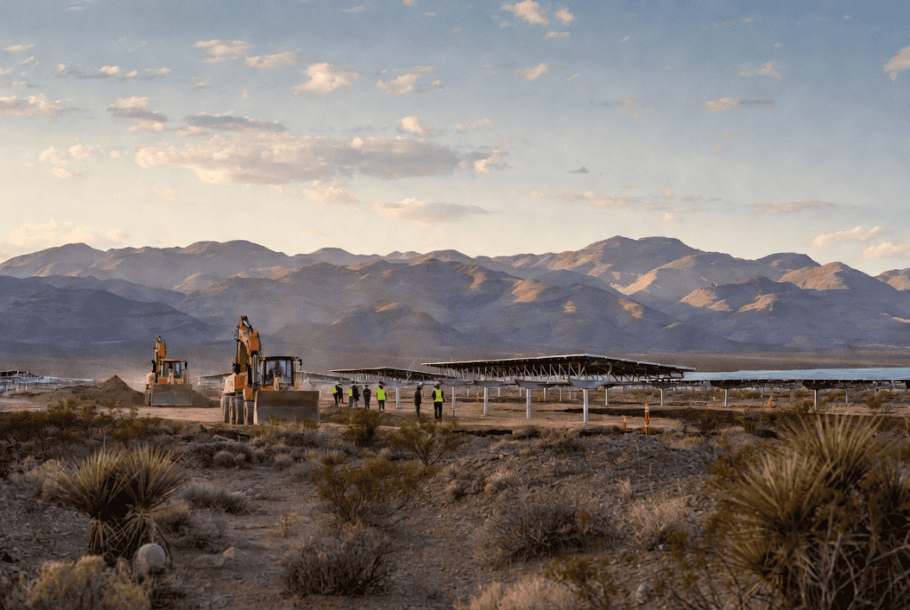 The Heavy Lifters: How Excavators And Bulldozers Build Nevada’s Solar Farms