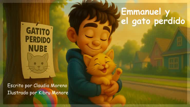 Emmanuel y el gato perdido - UHD Bilingual E-Library