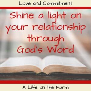 Love And Commitment -6 Scriptures To Guide You - A Life On The Farm