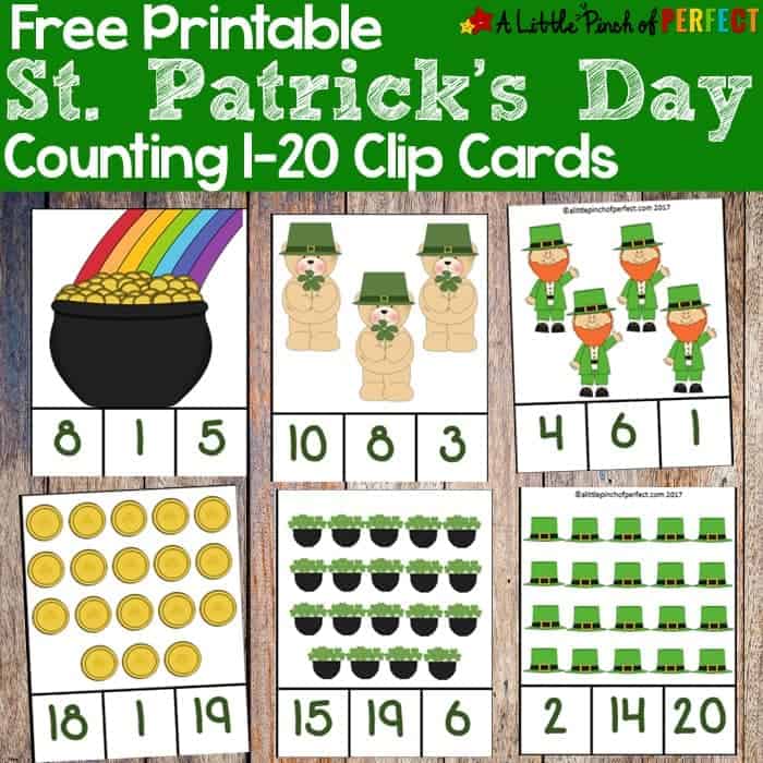 St. Patrick's Day Shamrock Craft and Free Template - A Little Pinch of ...