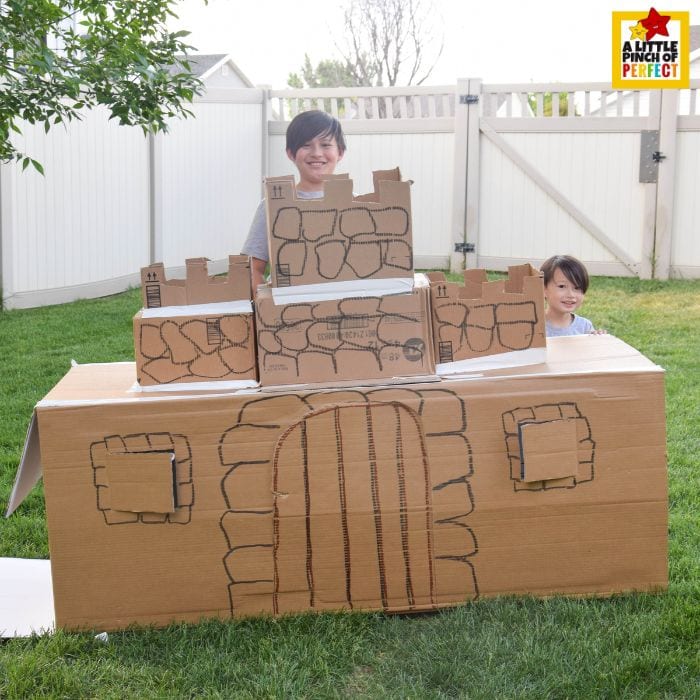 Cardboard Castle Project: Fun & Easy DIY for Kids Pretend Play - A ...