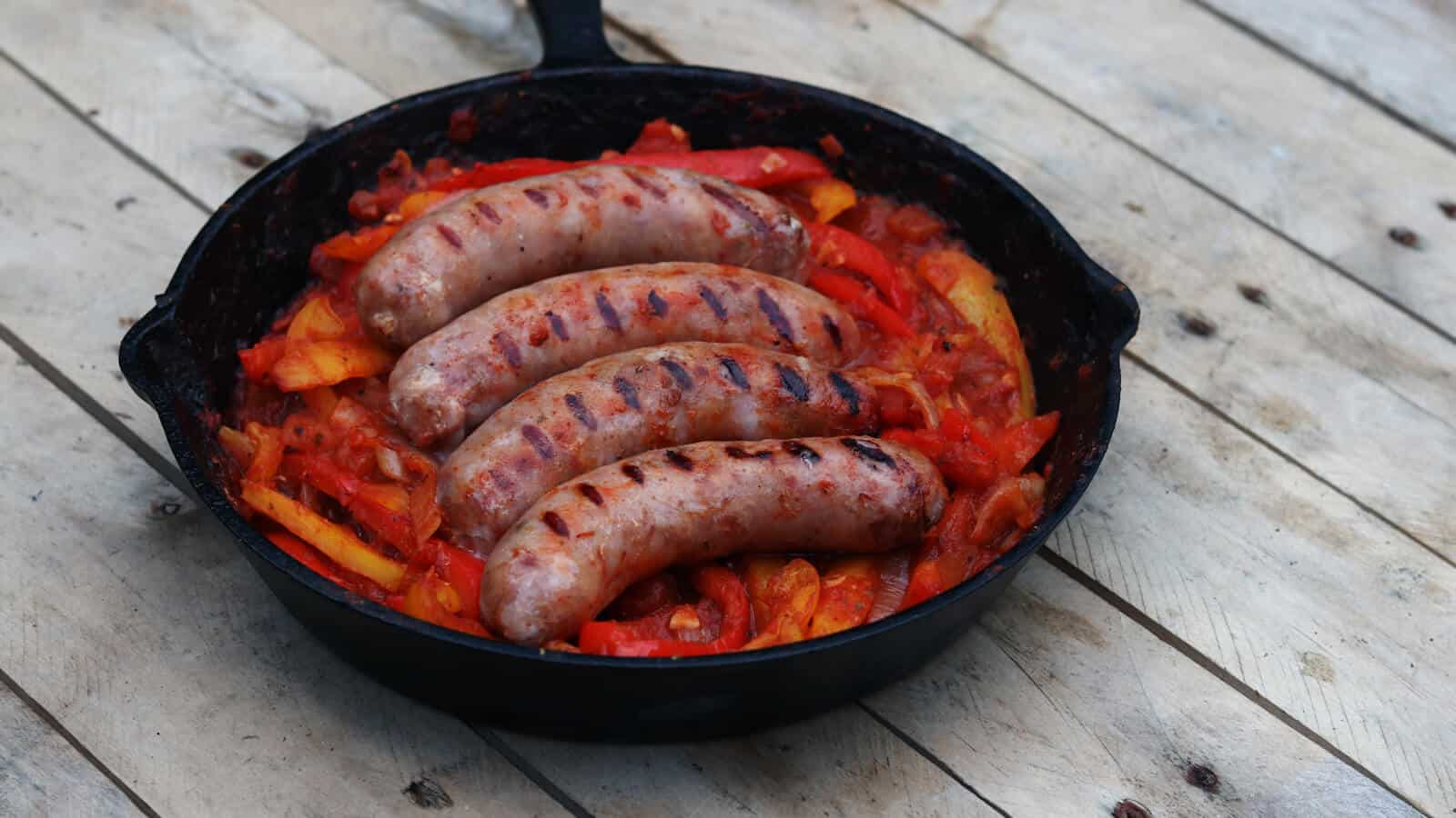 Italian Sausage Skillet - BBQ Recepten - BBQ Junkie