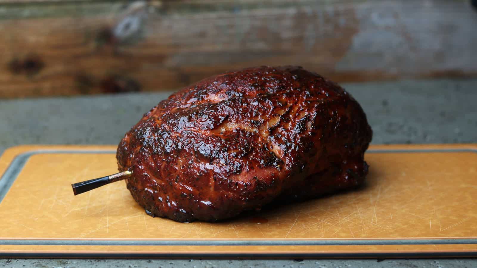 Bourbon Glazed Beenham - BBQ Recepten - BBQ Junkie