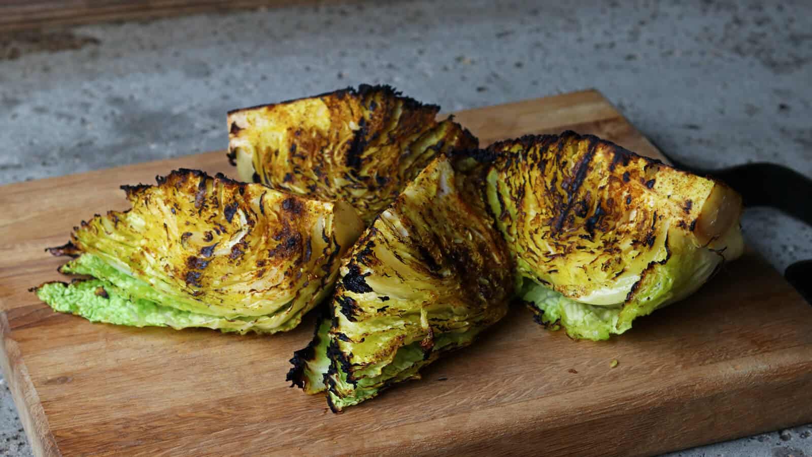 Geroosterde Spitskool - BBQ Recepten - BBQ Junkie