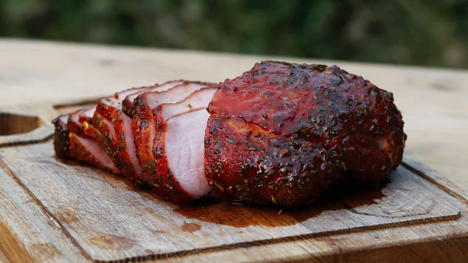 Beenham met Honing Rum Glaze - BBQ Recepten - BBQ Junkie