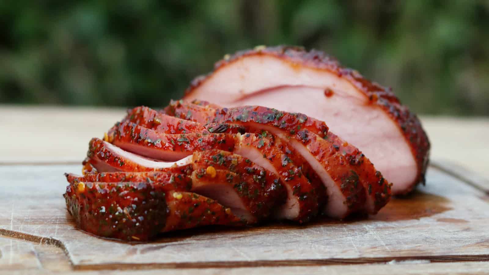 Beenham met Honing Rum Glaze - BBQ Recepten - BBQ Junkie