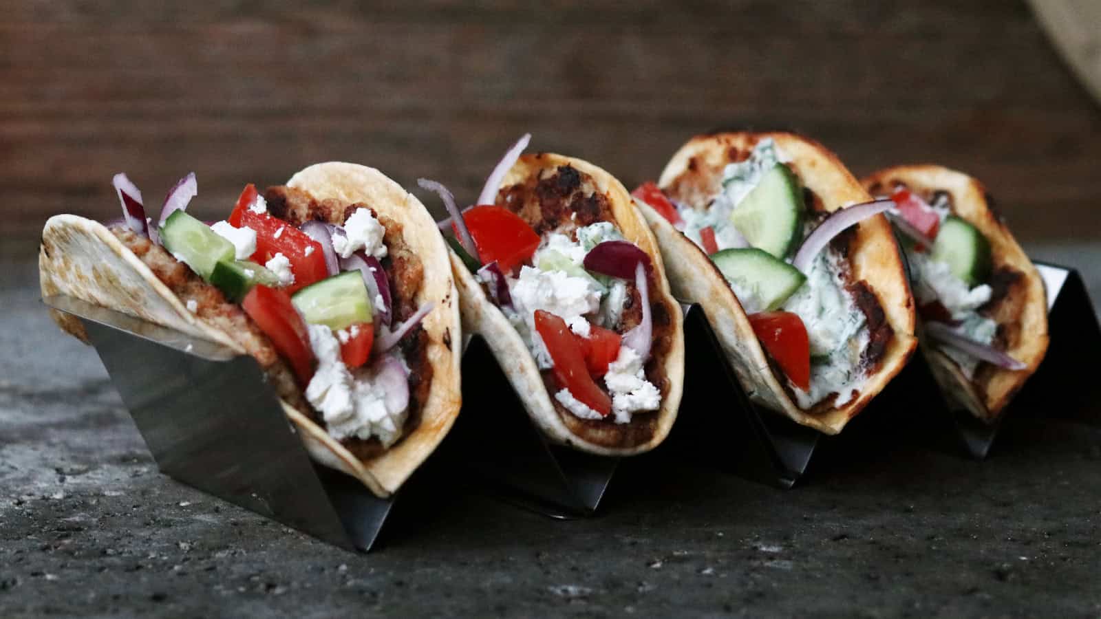 Gyros Smash Taco's - BBQ Recepten - BBQ Junkie