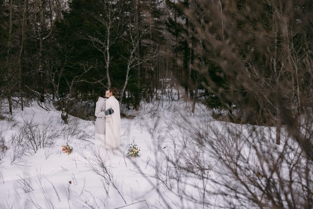New Hampshire Winter Elopement