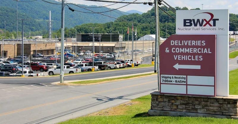 BWXT Expands Nuclear Fuel Services In Tennessee