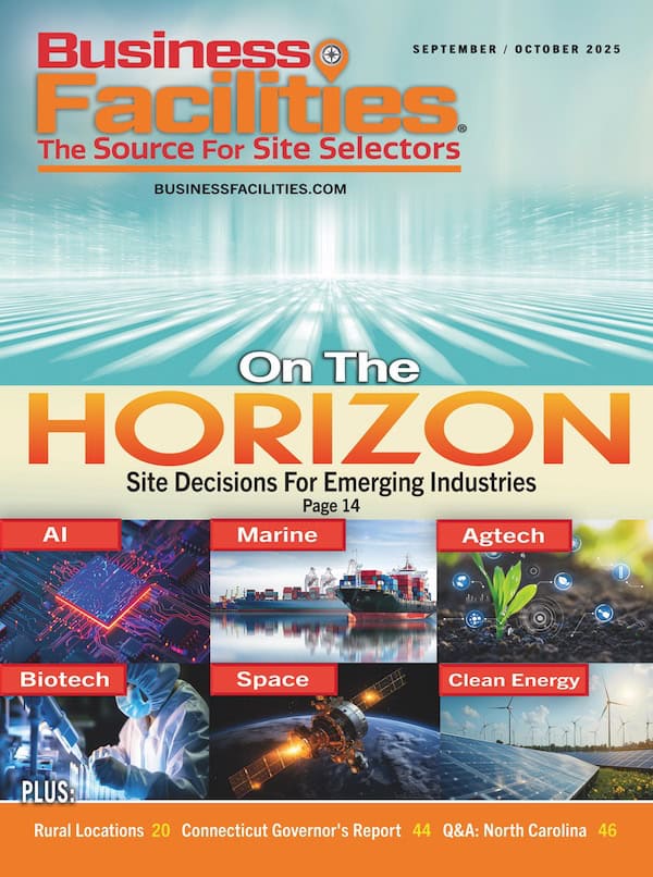 September / October 2025: Site Decisions For Emerging Industries