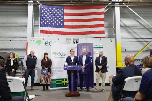 Eos Energy $352.9M HQ, Expansion Charge Up PennsylvaniaEos Energy $352 ...