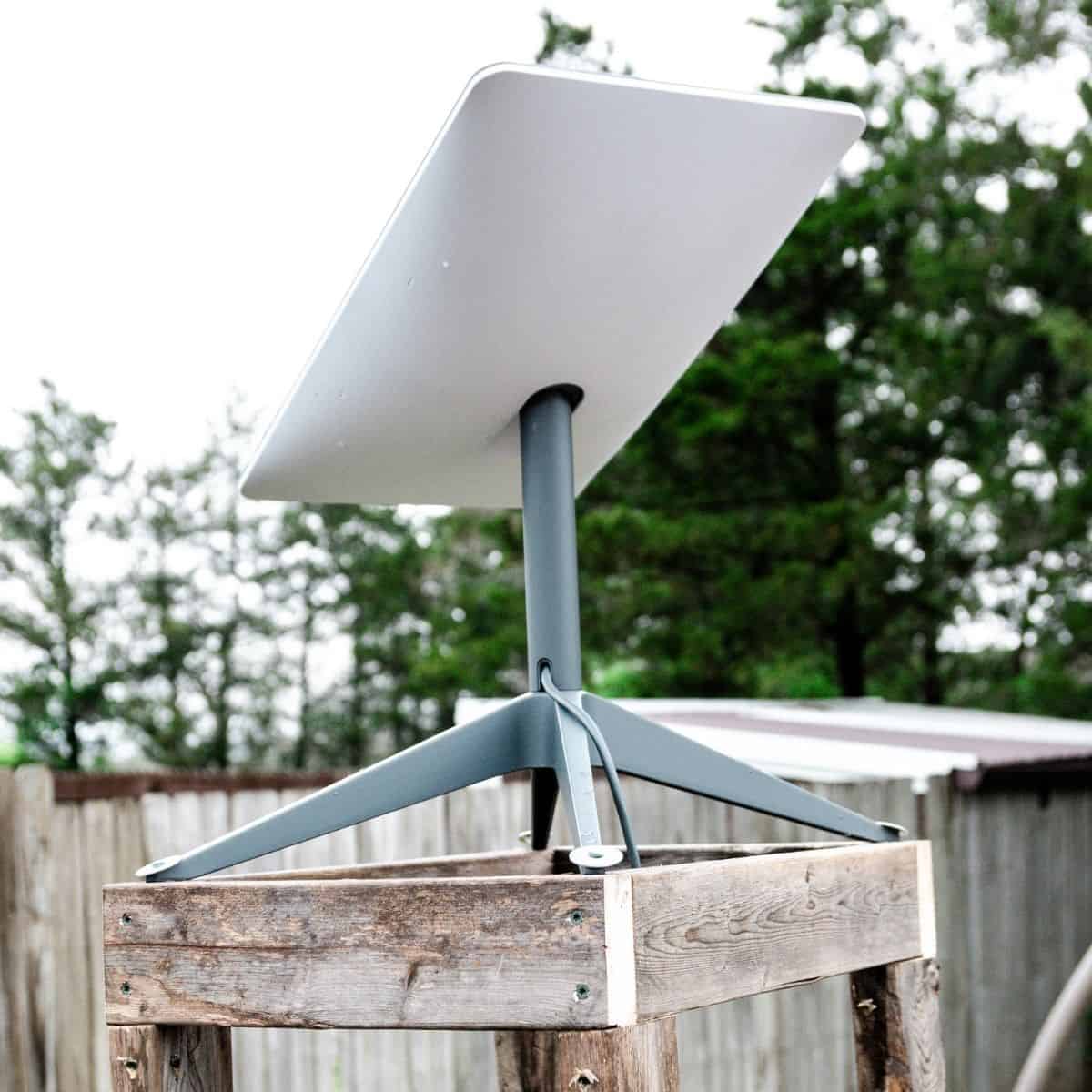 Easy DIY Starlink Temporary Mount — Capturing Wonderland