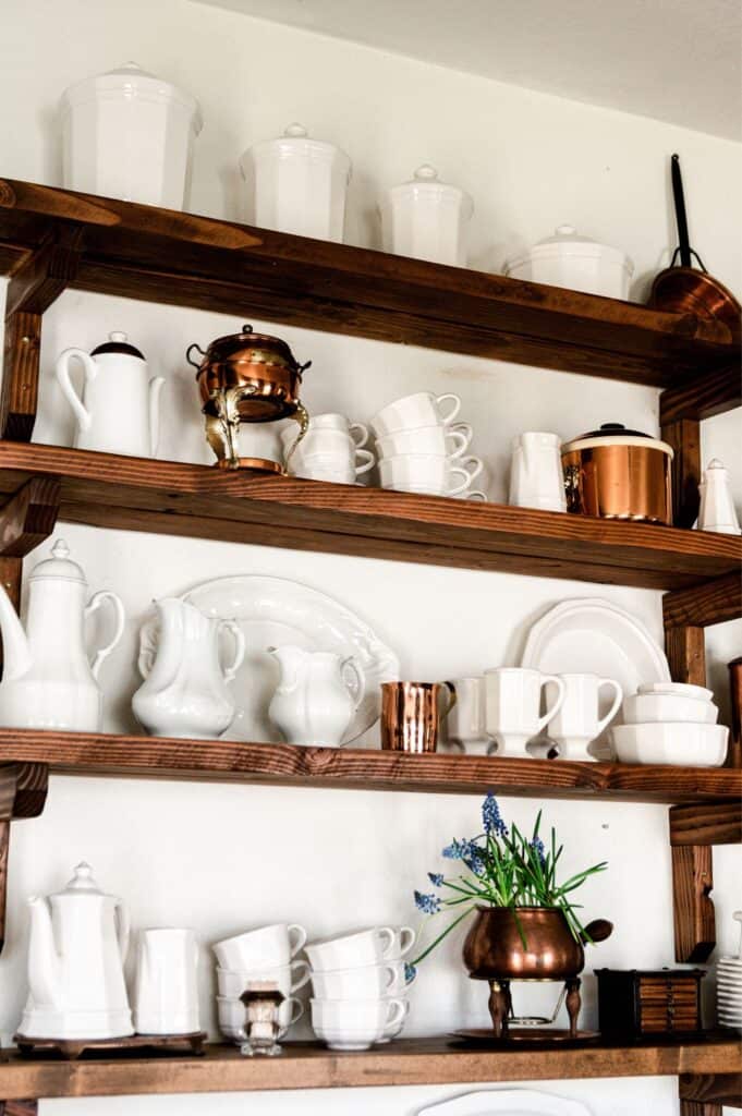 dining room shelf