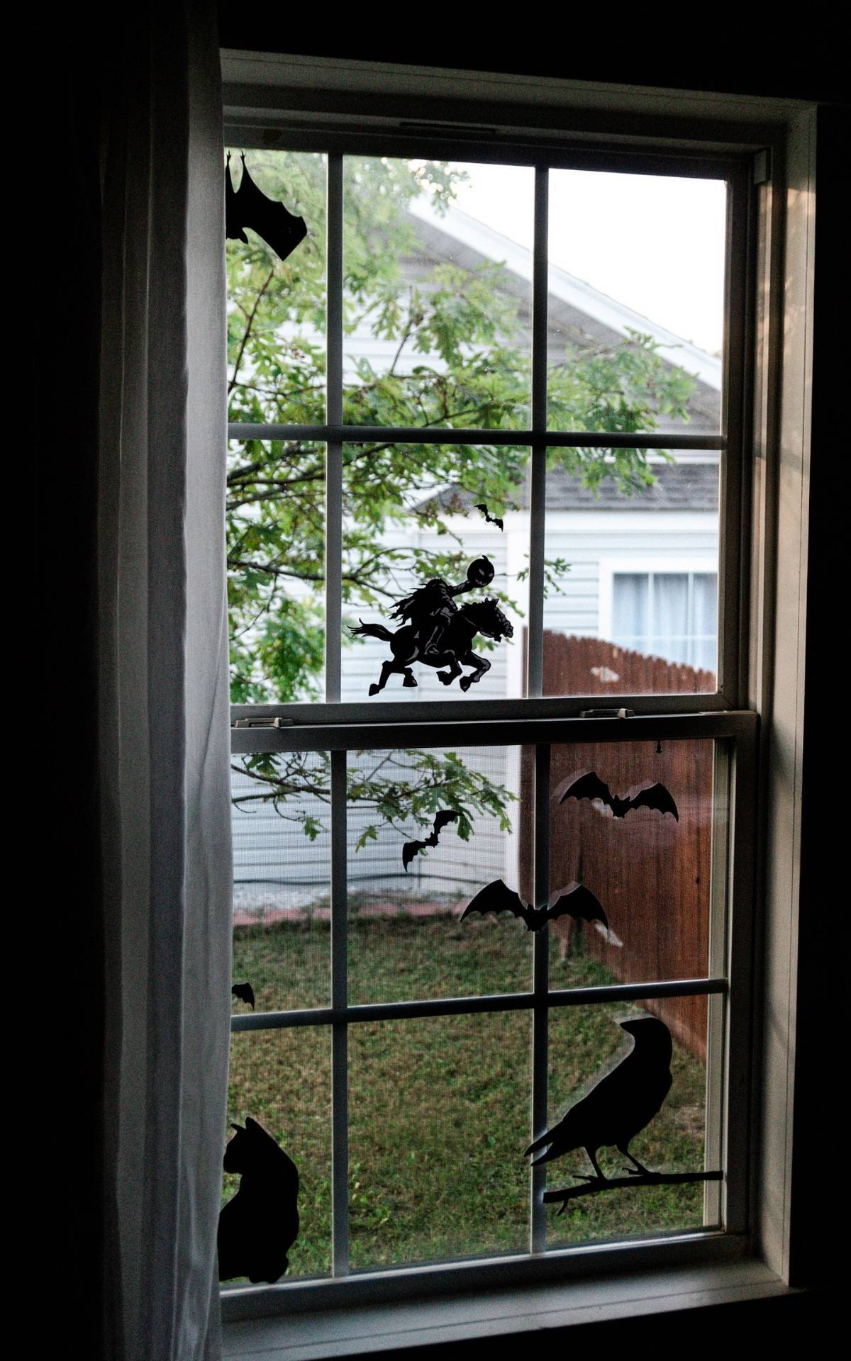 DIY Halloween Window Silhouettes — Capturing Wonderland