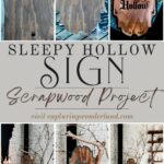DIY Sleepy Hollow Sign — Capturing Wonderland