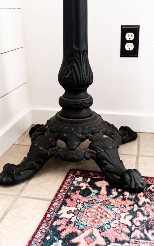 DIY Berkey Water Filter Stand From a Cast Iron Table Base — Capturing ...