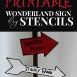 DIY Alice in Wonderland Directional Sign Post — Capturing Wonderland