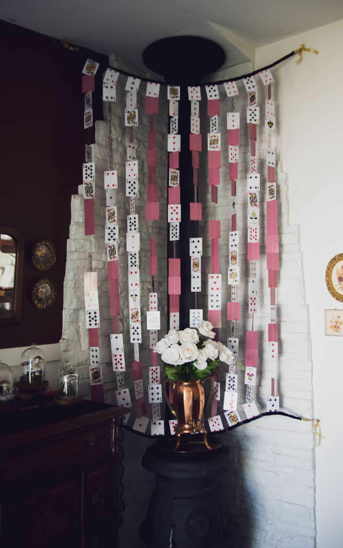 DIY Easy Playing Card Streamer for Party Décor — Capturing Wonderland