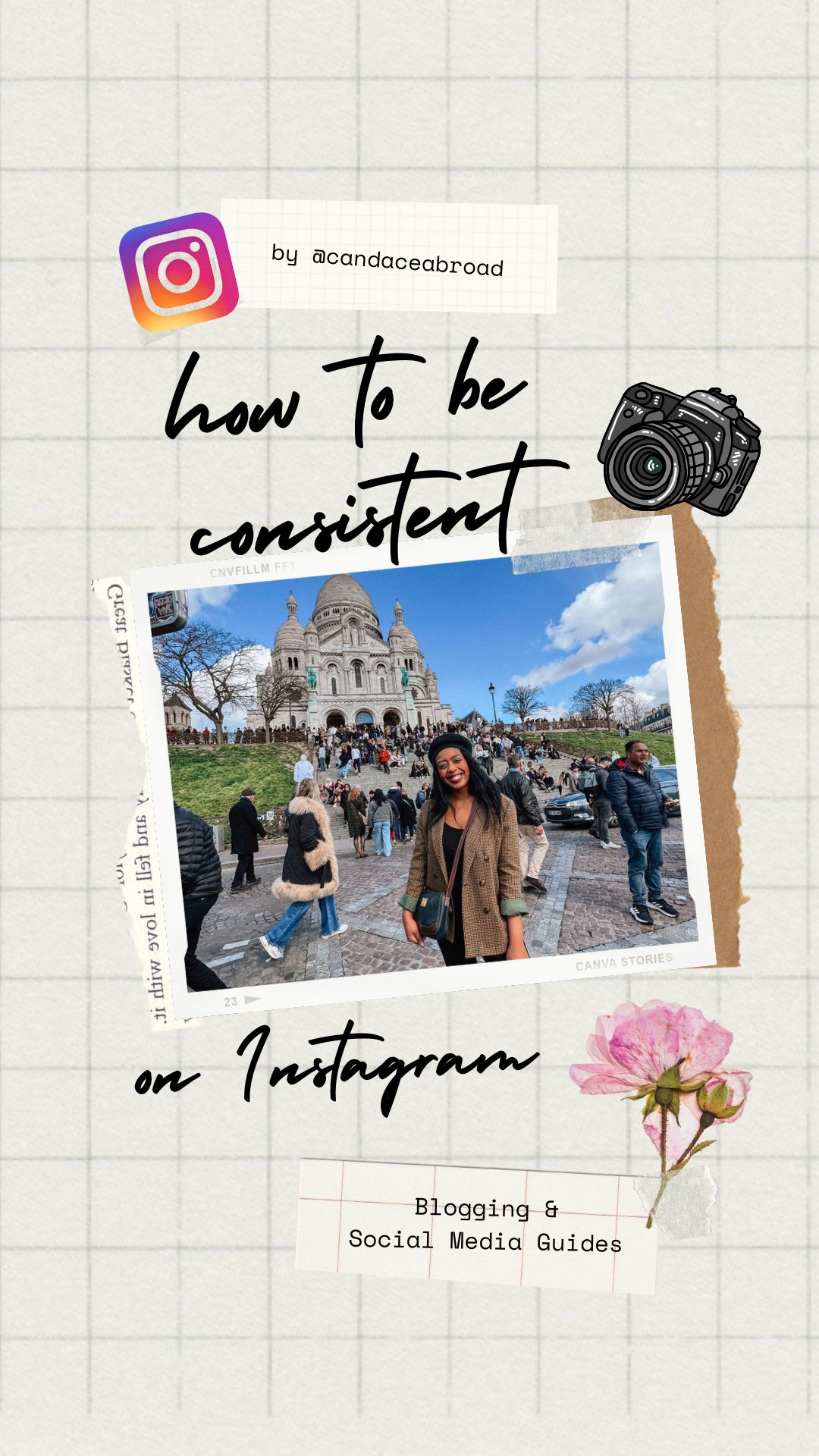 How to Be Consistent on Social Media - Candace Abroad