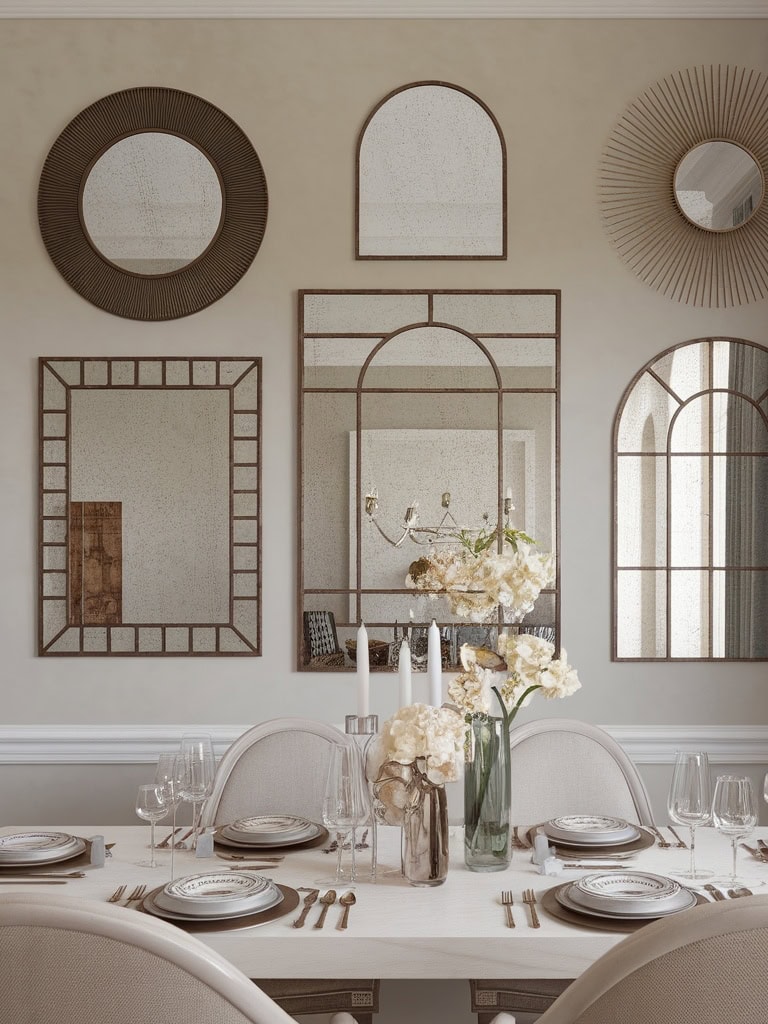 15 Stunning Dining Room Mirror Ideas - Chosen Furniture