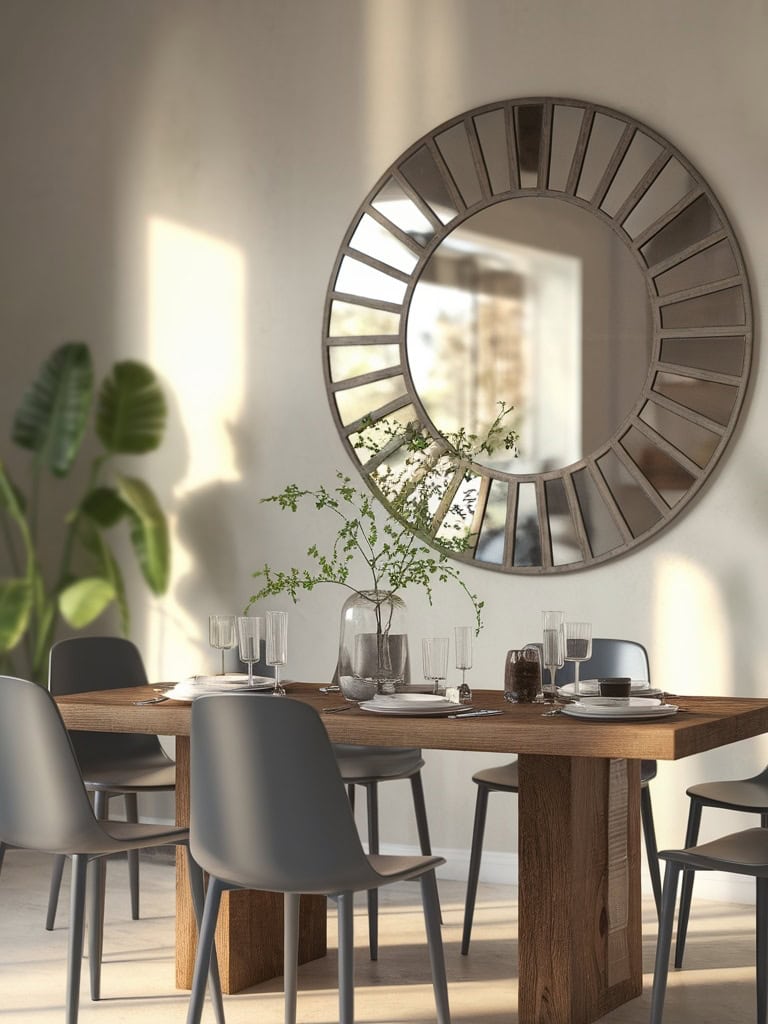15 Stunning Dining Room Mirror Ideas - Chosen Furniture