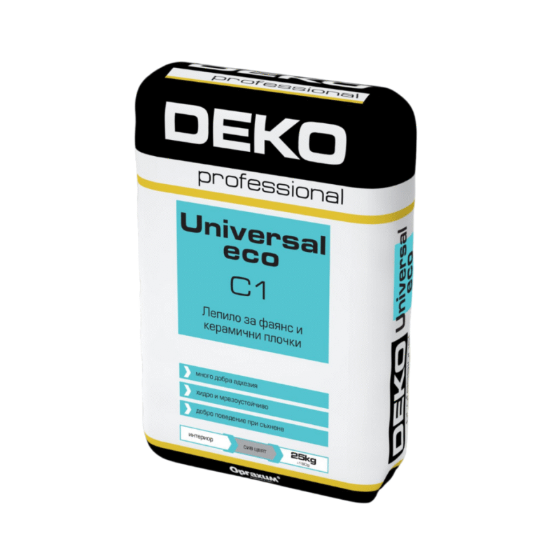 Deko professional Universal Eco C1 Лепило за керамични плочки ...