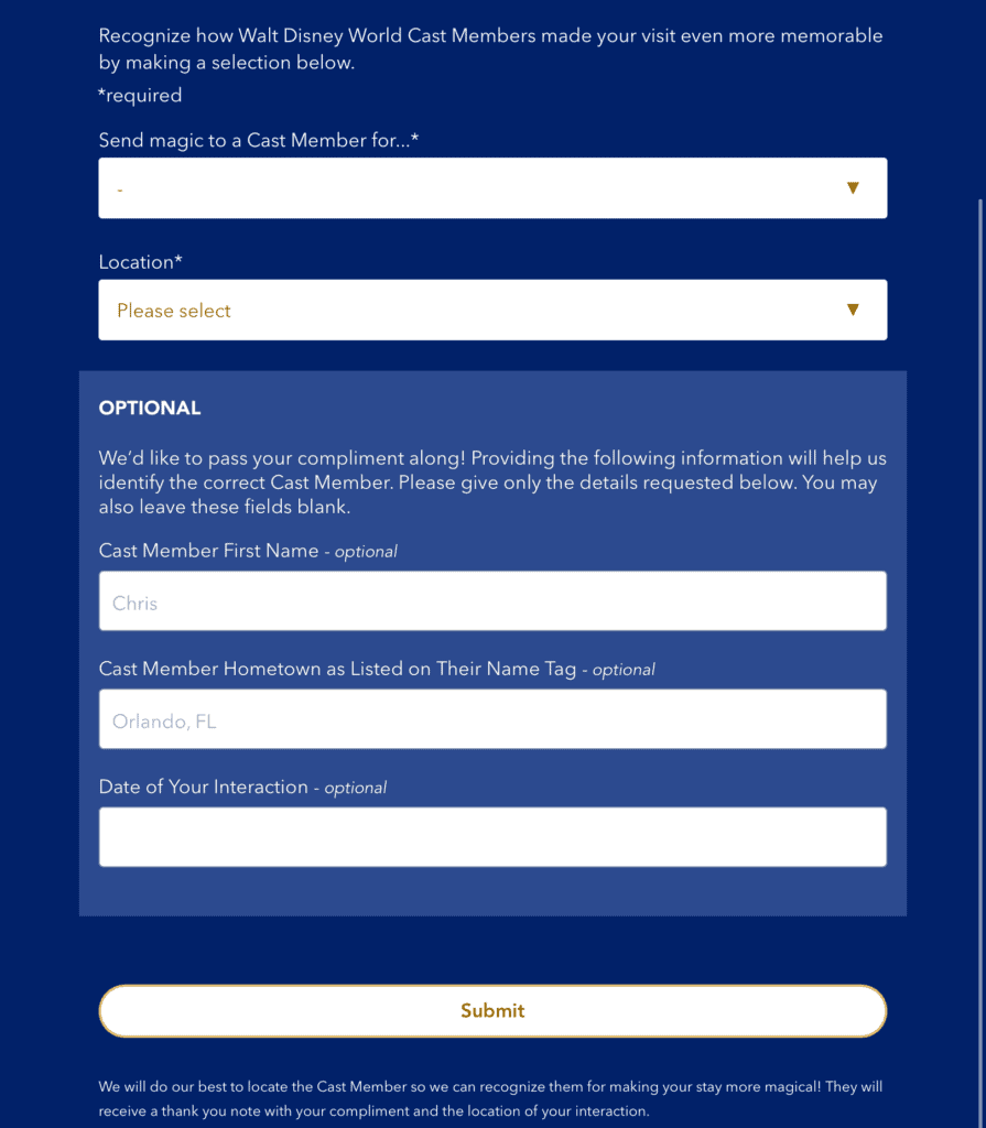 How to Show Walt Disney World Cast Members Appreciation