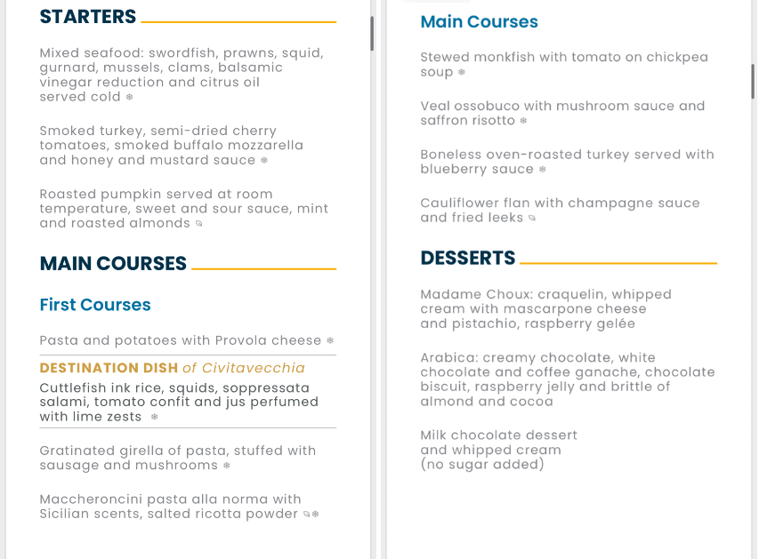 Everything I Ate on my Costa Cruise (Photos and Menus) – Food Review ...