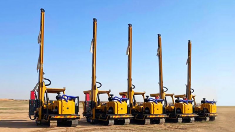 5 Application Areas of Solar Pile Driver Machines - Everstar