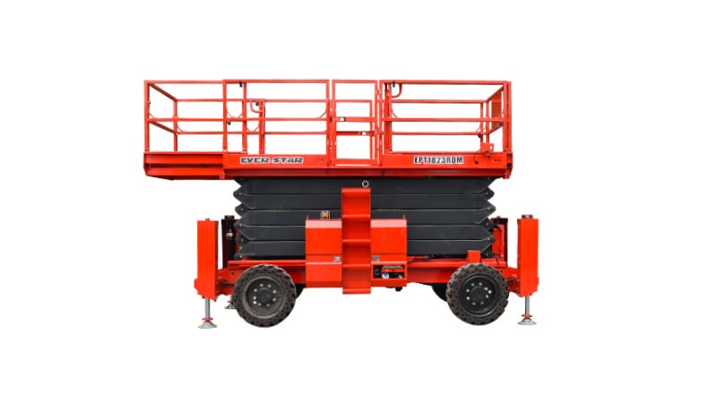 Stability on Uneven Ground: Benefits of a Rough Terrain Scissor Lift