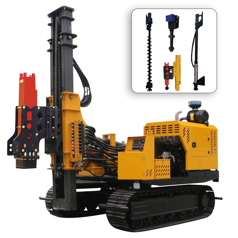 Screw Pile Driver for Solar vs Impact Rammer - Everstar