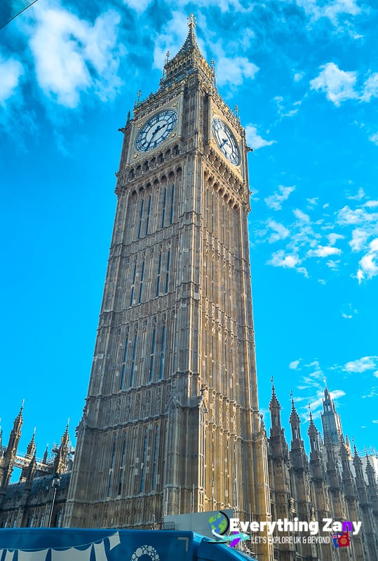 big ben located
