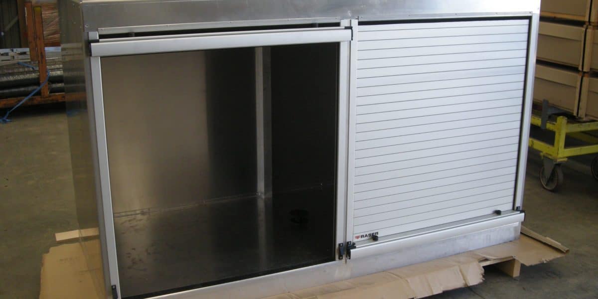 Storage Lockers with Roller Doors - Fraser Engineering