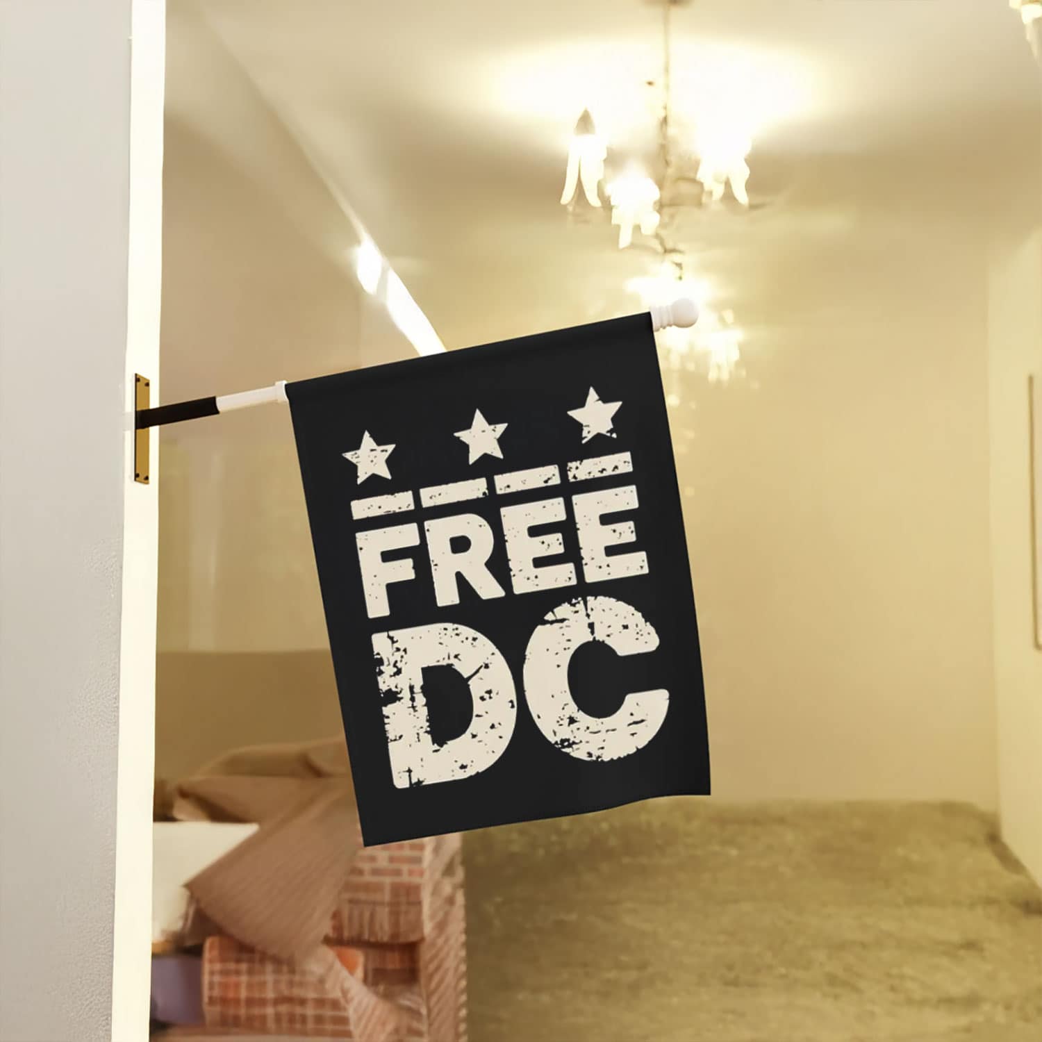 Free DC Activist Flag – Equality & Representation Banner - Free DC