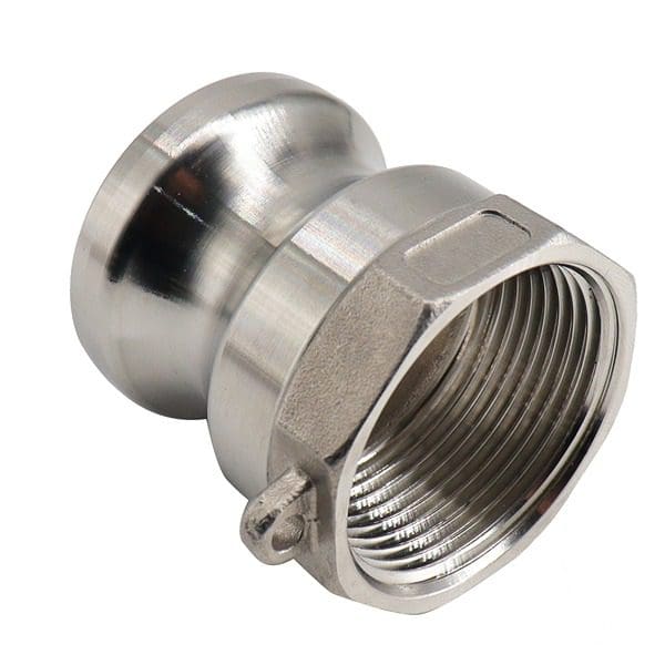 3/4'' Stainless Steel Male Camlock x Female NPT Type A Cam & Groove ...