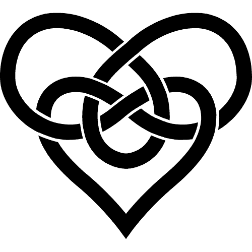 trinity knot heart