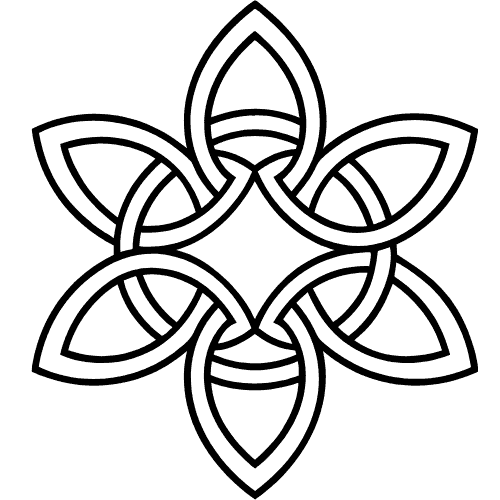 celtic flower pattern