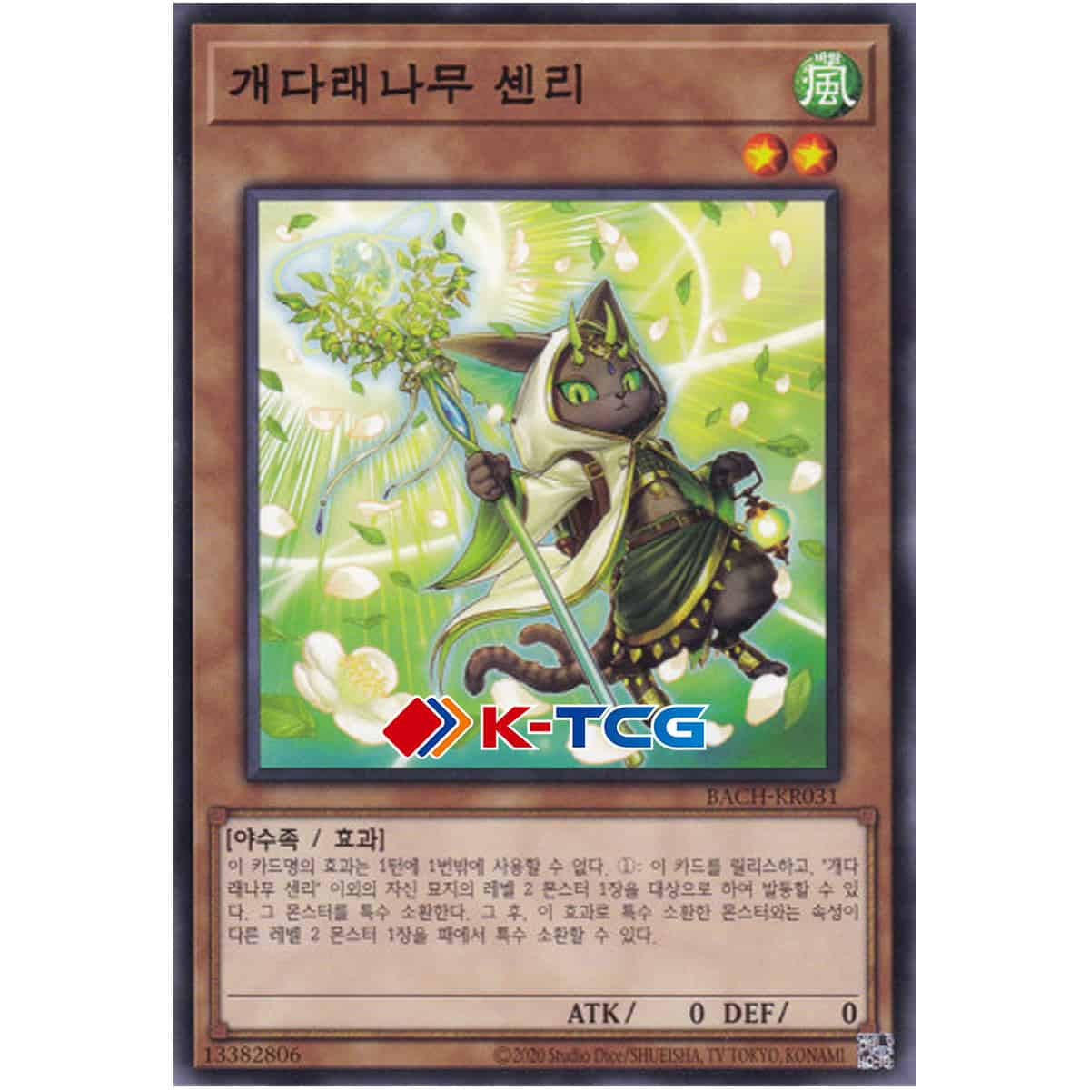 Yugioh Card BACH-KR031 “Catnip Li Hua” Korean Ver Common – K-TCG