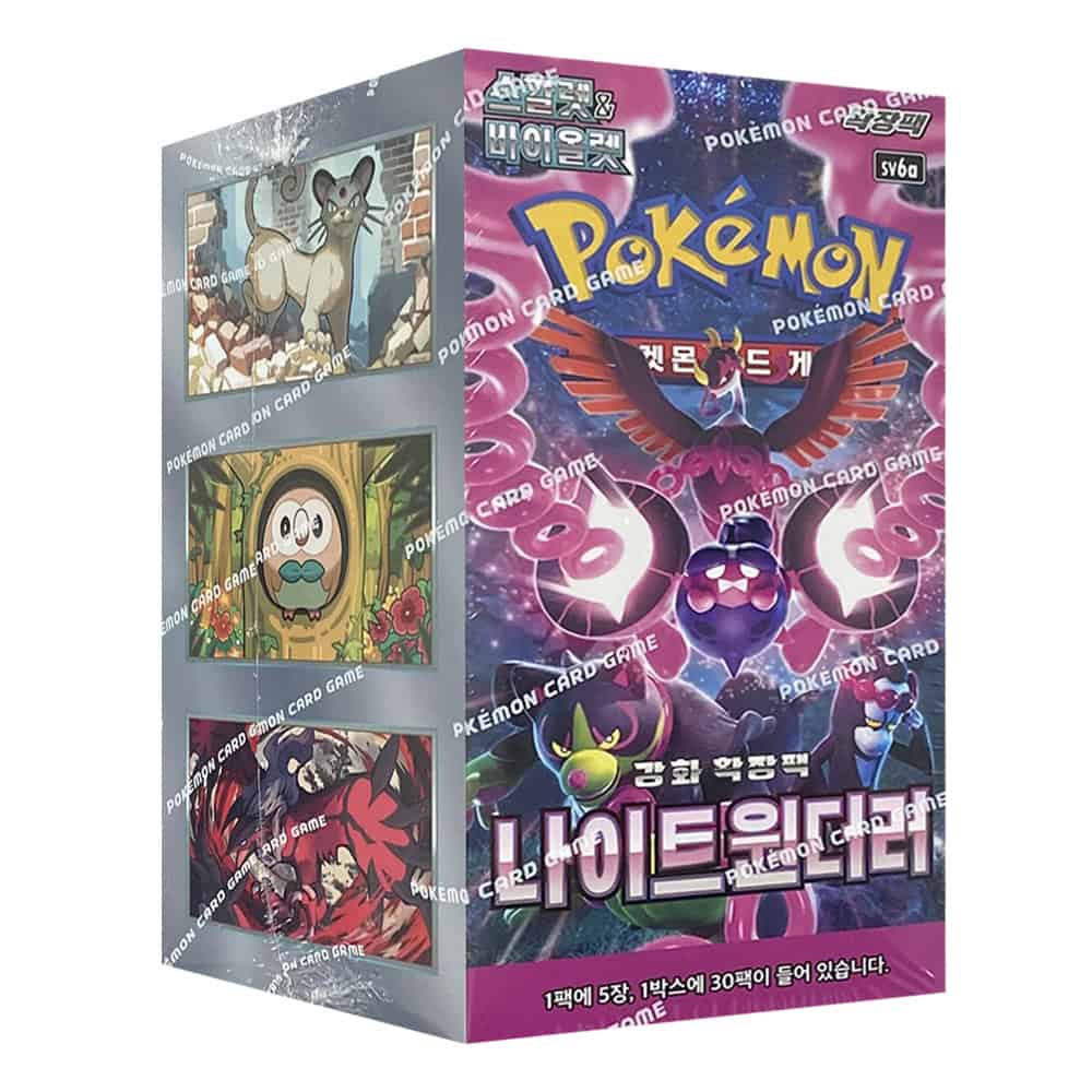 Pokemon Cards “Night Wanderer” sv6a Booster Box Korean Ver – K-TCG