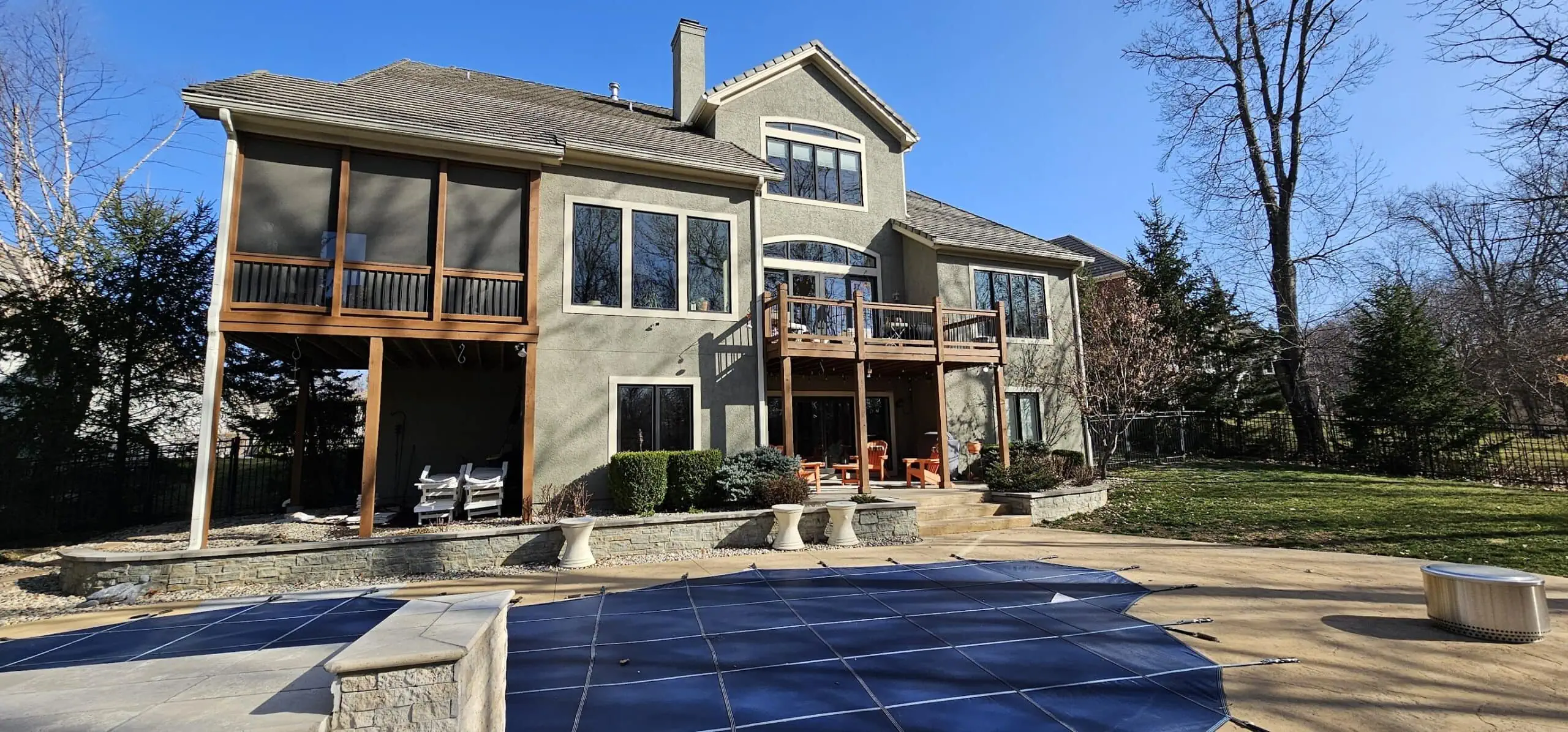 Riss Lake Parkville Soft Wash — Stucco, Tile & Pool Decks