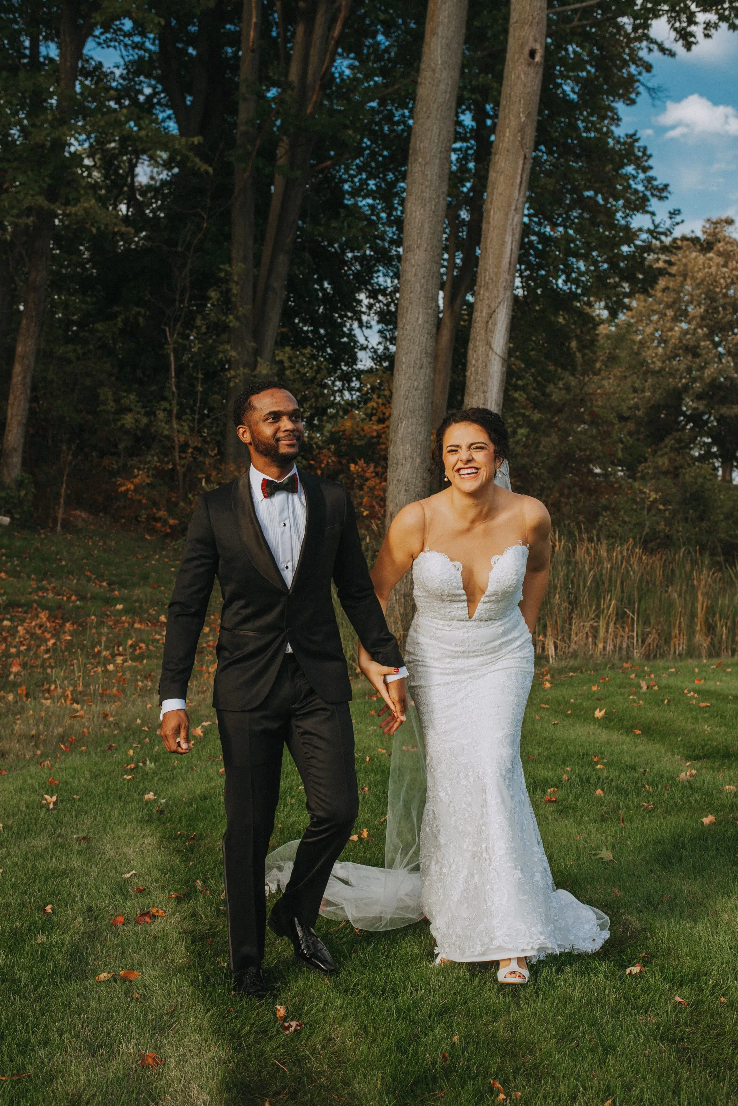 Interracial Couple Wedding Photos