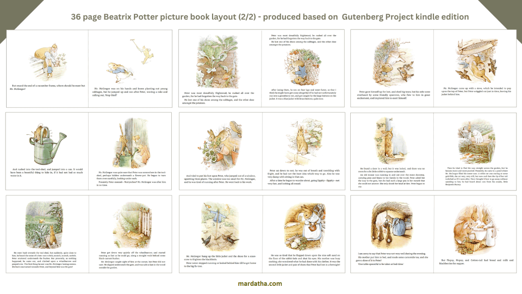 32 Page Picture Book Layout – Traditional Publishing - Mardatha