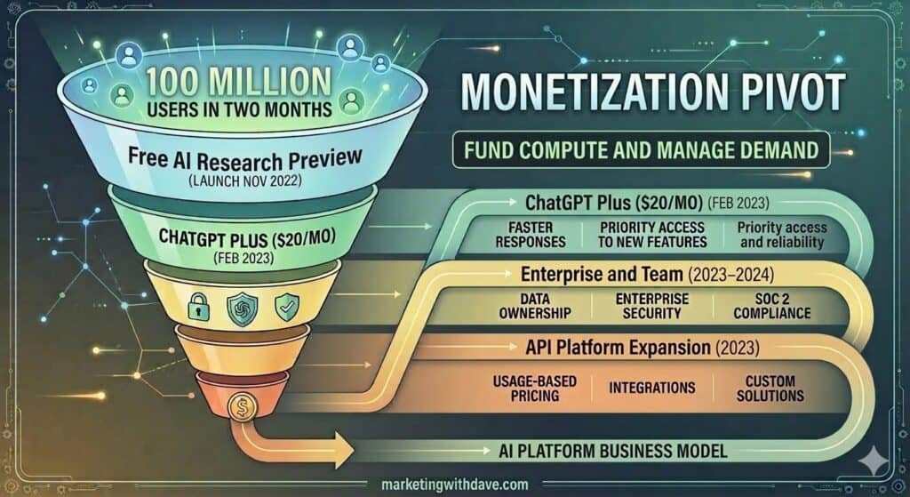 Case Study: OpenAI’s Monetization Pivot From Free AI to ChatGPT Plus ...