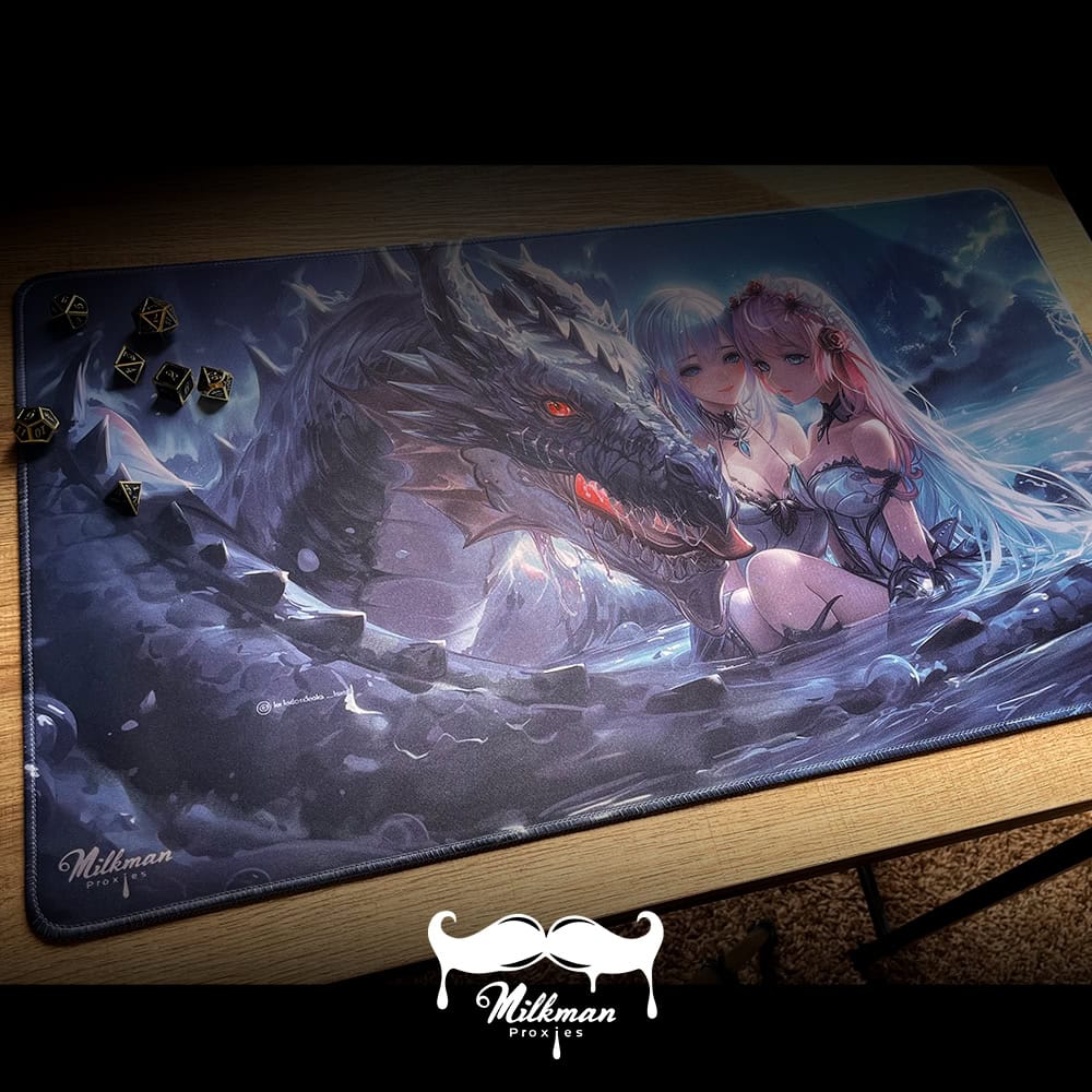 Sexy Anime Playmat Sexy Anime Dragon Girls Captured