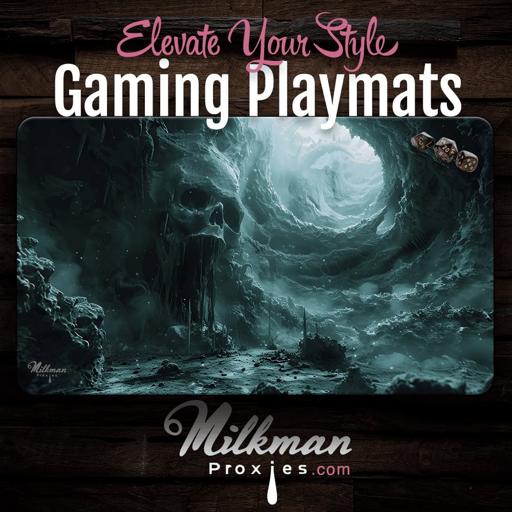 Mtg Deliver Unto Evil Playmat - MilkMan Proxies