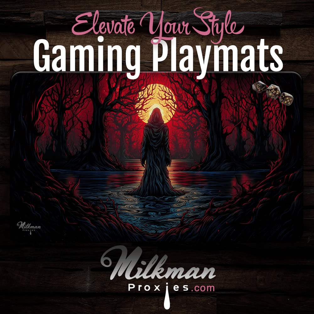 Midnight Reaper Mtg Playmat - Midnight Reaper Gaming Deskmat - MilkMan ...