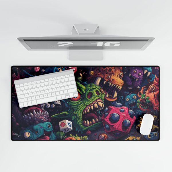 Goblin MTG Playmat - Dice Goblins On Acid Trip - Psychedelic