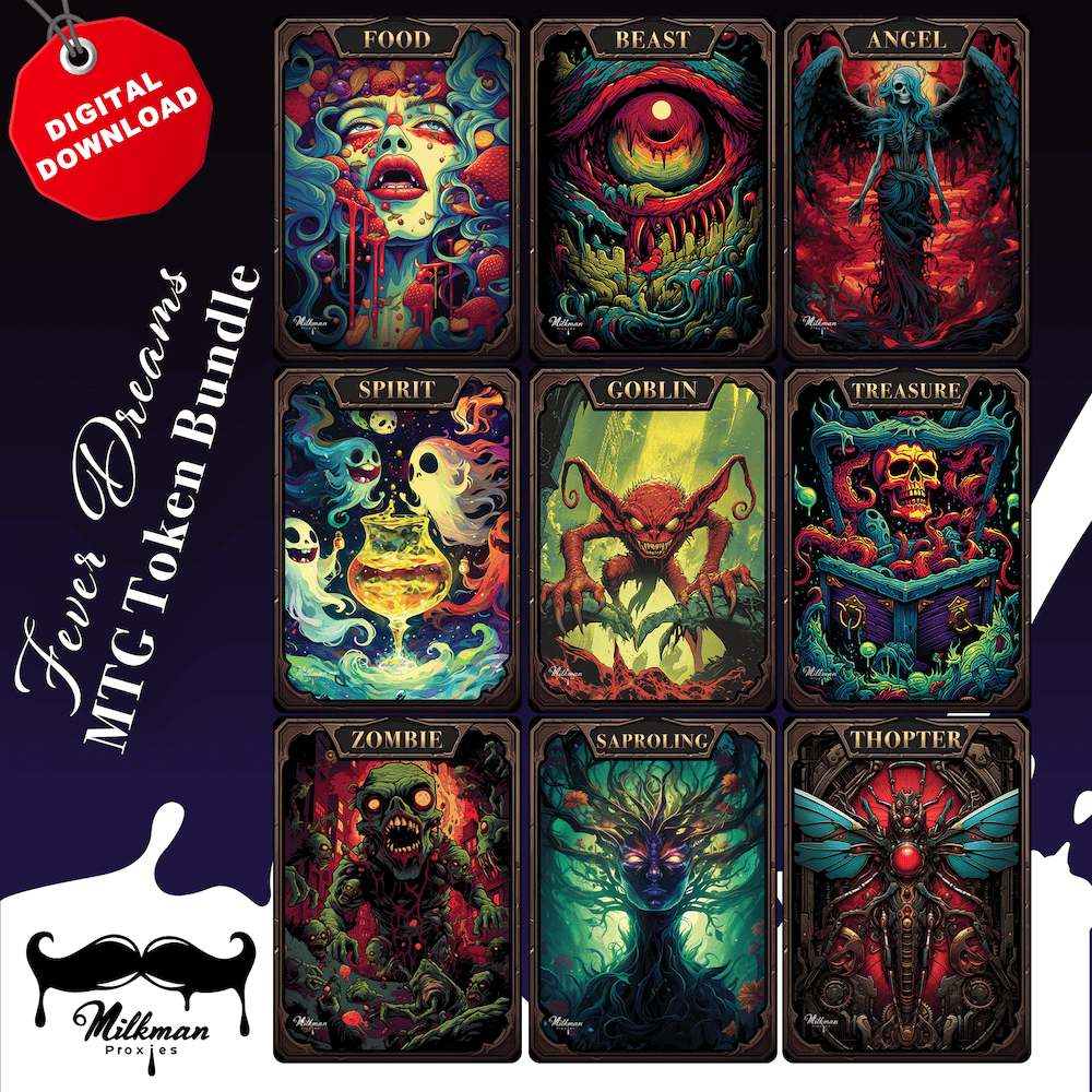 MTG Tokens Bundle – Fever Dreams - Proxy Print Download