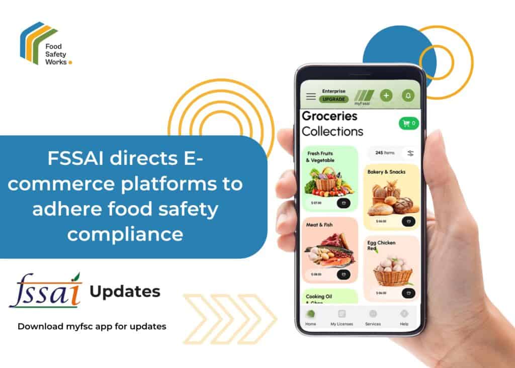 FSSAI directs E-commerce platforms to adhere food safety compliance