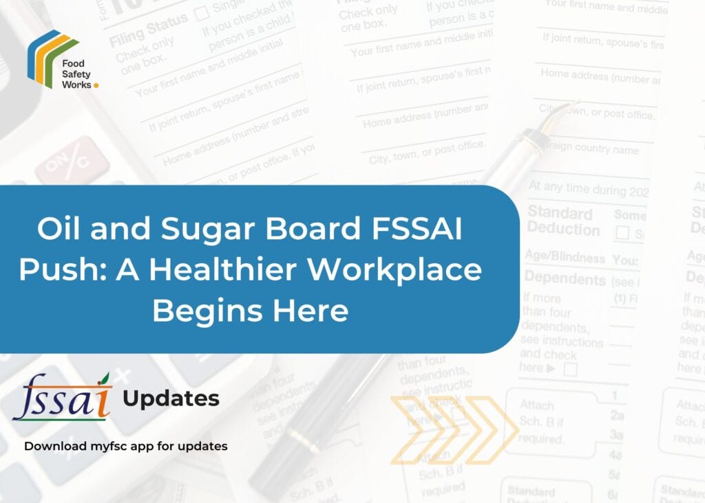 Union Health Ministry Recommends Oil and Sugar Boards in Workplaces